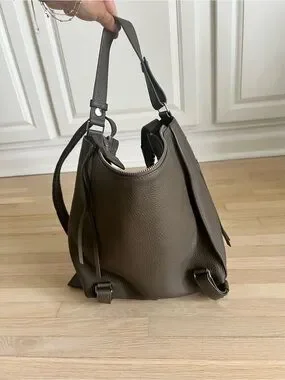 All Saints | Bags | Allsaints Pebbled Leather Shoulder Bag Convertible ...